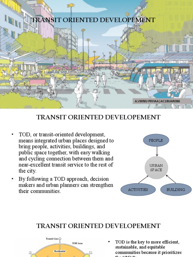 TOD Principles for Sustainable Urban Development | PDF | Public ...