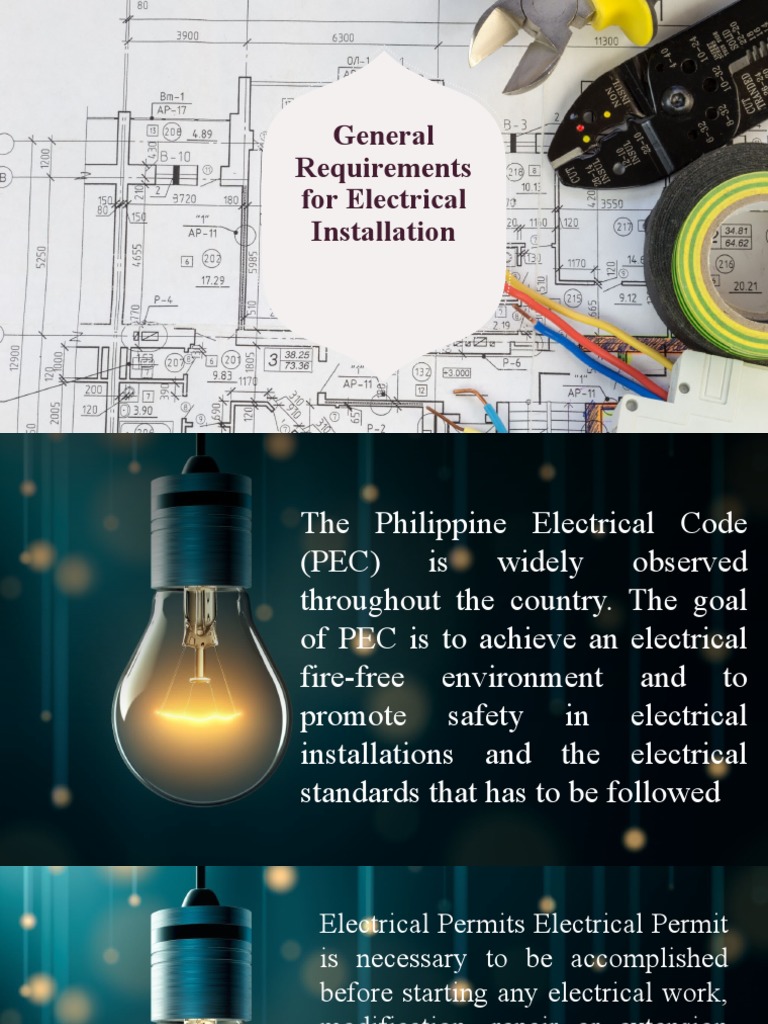 General Requirements For Electrical Installation | PDF | Electrical ...