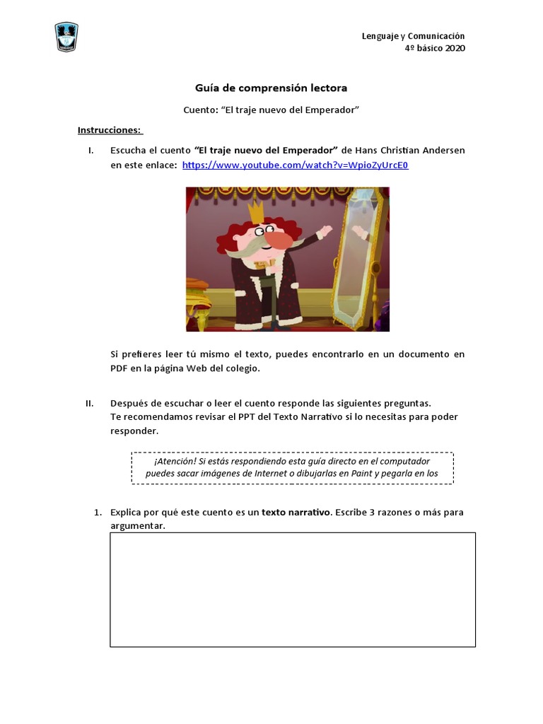 Comprensión Traje Nuevo Del Emperador | PDF | Ciencia cognitiva | Cognición