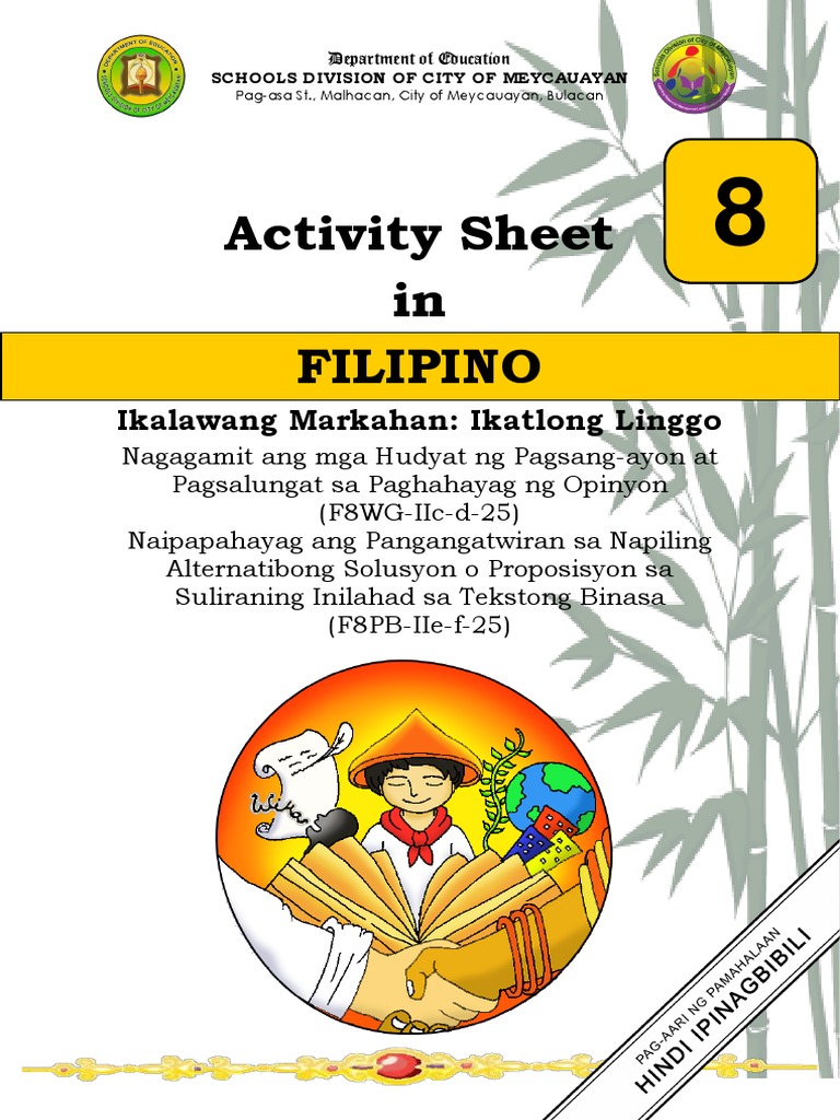 Fil8 Q2 Melc056 Le MNHS Annex | PDF