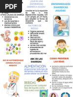 Tríptico - Eda | PDF | Heces | Diarrea