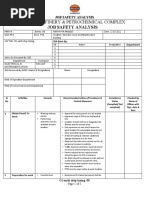 JSA Hand Tools | PDF | Personal Protective Equipment | Prevention