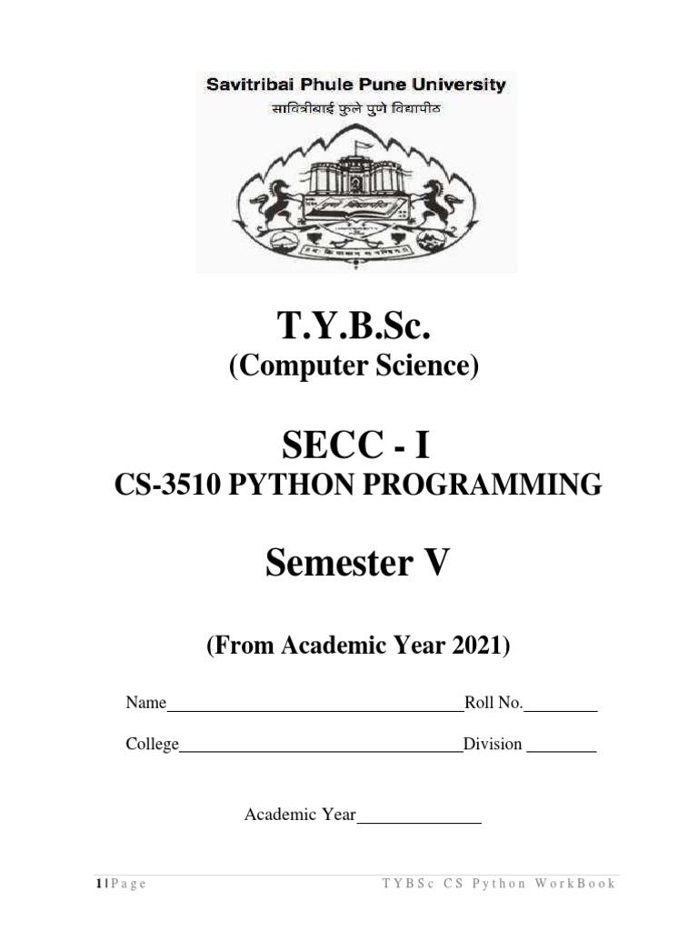 Python Lab Workbook - Final - 2021 - Updated | PDF | Control Flow ...