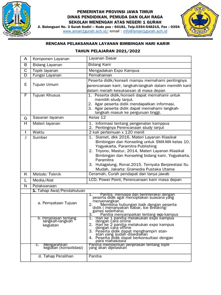 RPL Hari Karir ROSSI | PDF | Karier & Perkembangan