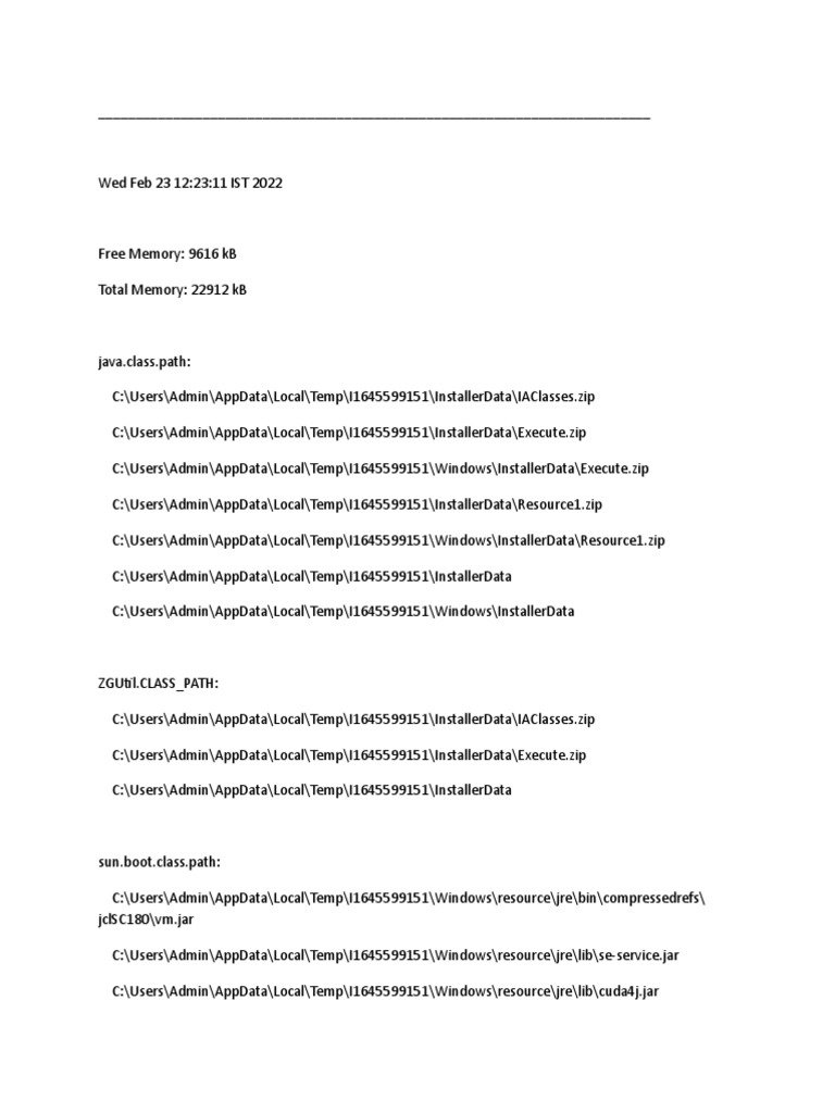 Document | PDF | Computer File | Java (Programming Language)