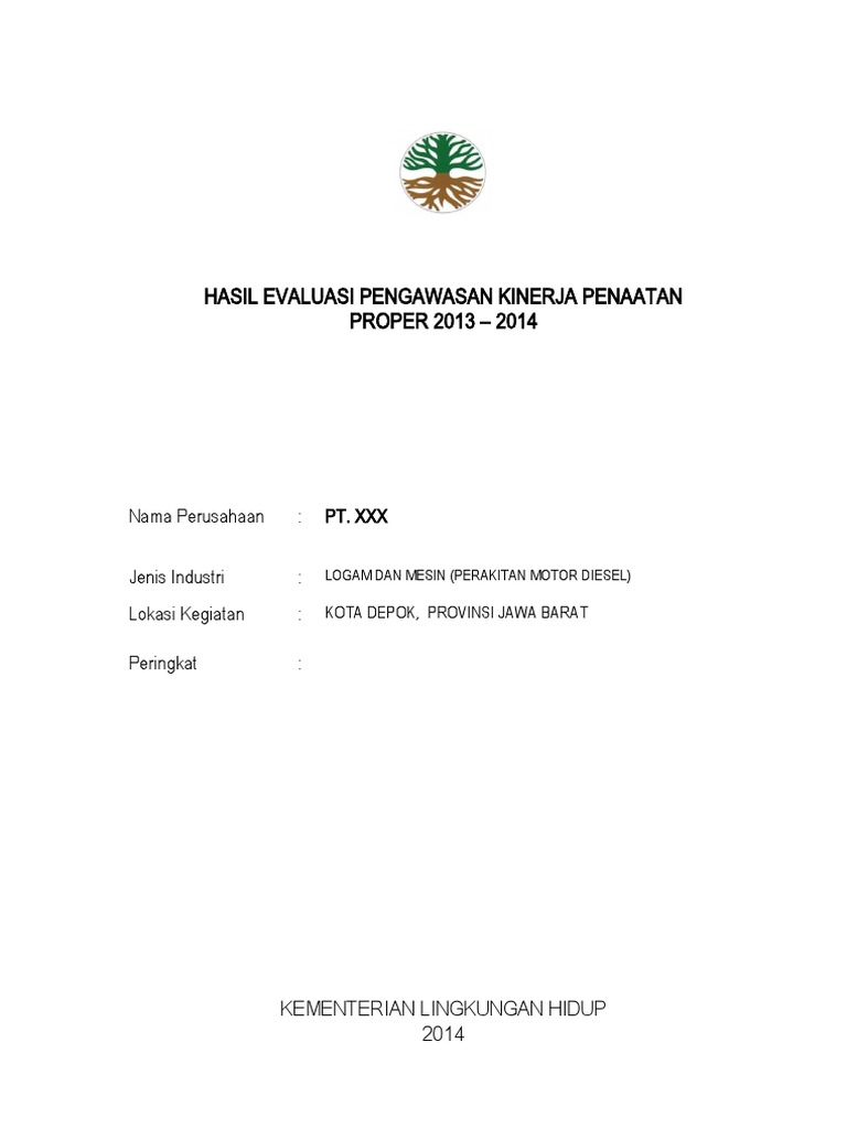 Contoh Raport Lengkap MPJ | PDF