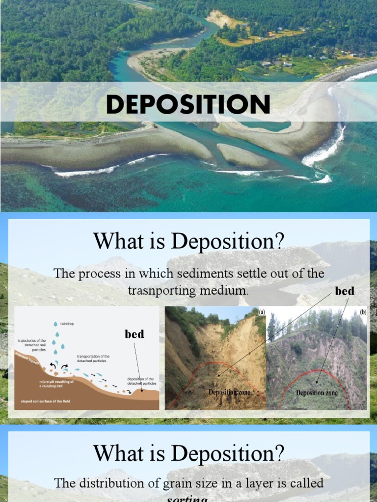 DEPOSITION | PDF | Sedimentary Rock | Sediment
