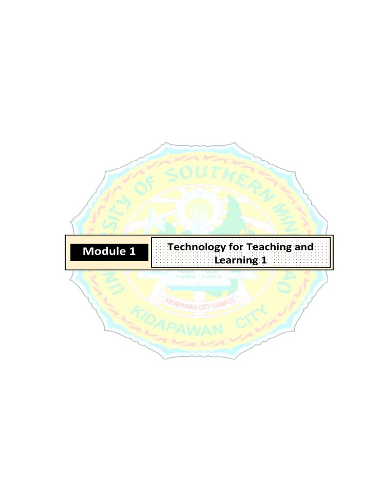 Week 3 - ProfEd 211 Module - Development and Use of Non-Digital or Conventional Instructional ...