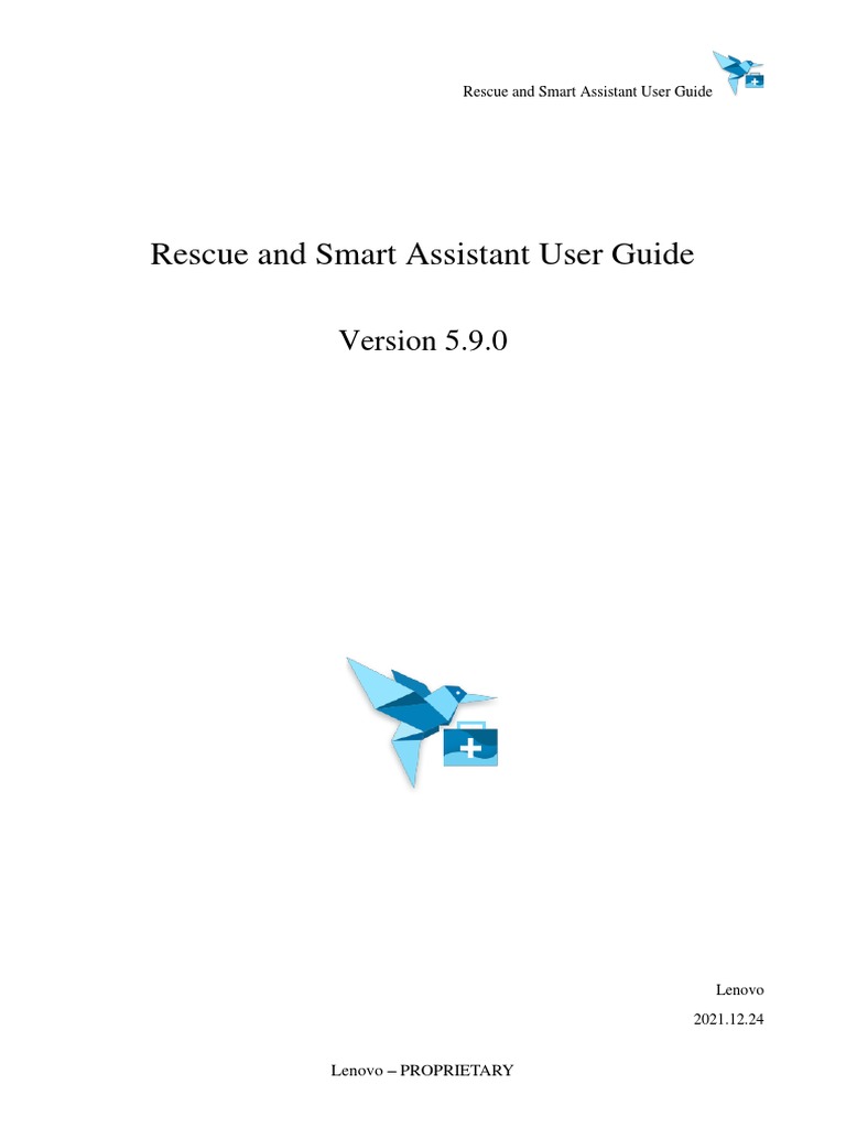 Rescue and Smart Assistant Guide | PDF | Installation (Computer ...