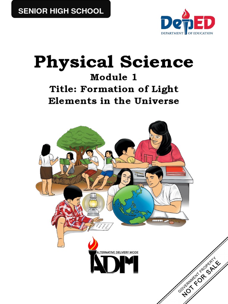 Physical Science: Title: Formation of Light Elements in The Universe ...