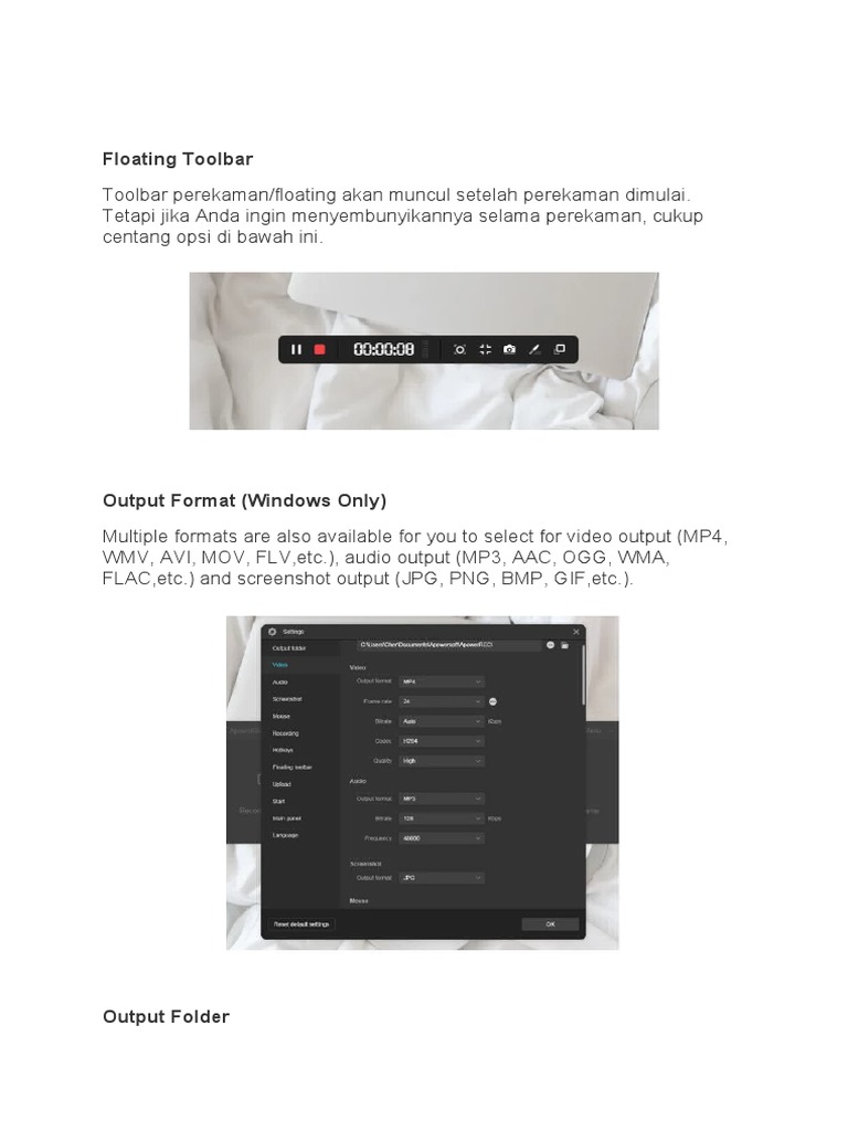 Floating Toolbar | PDF