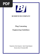 Balanced Cement Plug Procedures & Calculations | PDF | Casing (Borehole ...