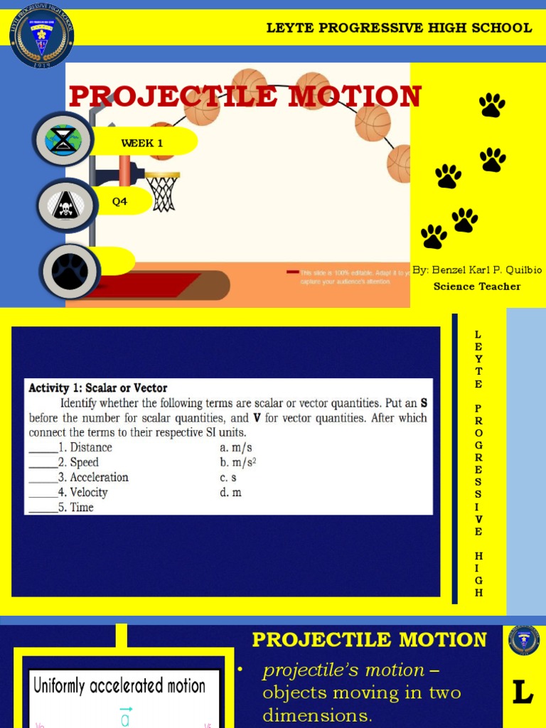 Understanding Projectile Motion Concepts | PDF | Acceleration | Velocity