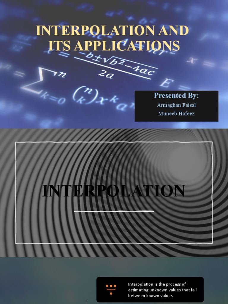 Interpolation in Chem Engineering | PDF