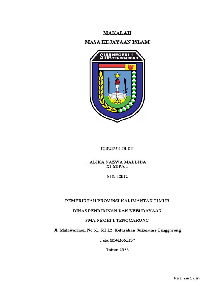 Kejayaan Peradaban Islam 650-1250 M | PDF | Agama & Spiritualitas