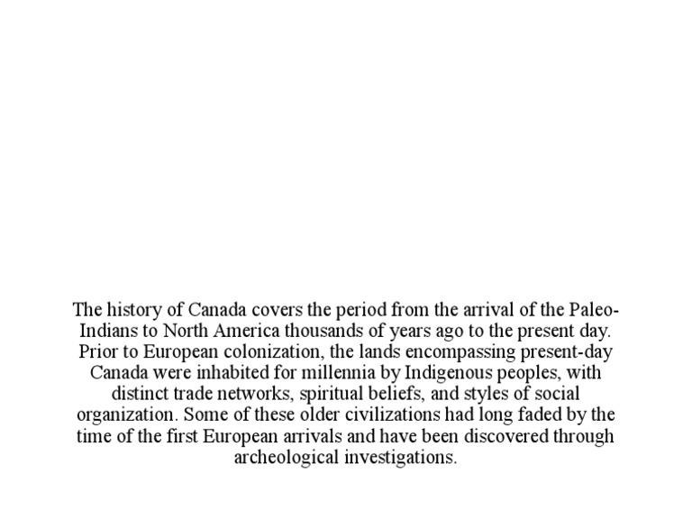 The History of Canada | PDF