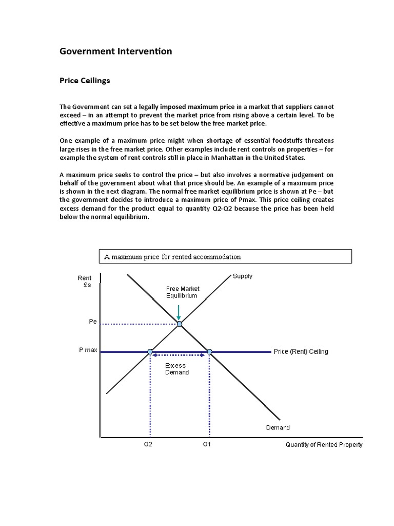 Government Price Controls and Subsidies | PDF | Taxes | Externality