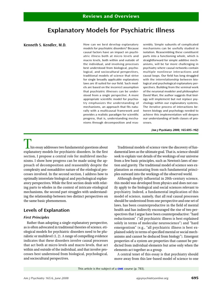 100 Papers in Clinical Psychiatry Conceptual Issues in Psychiatry ...