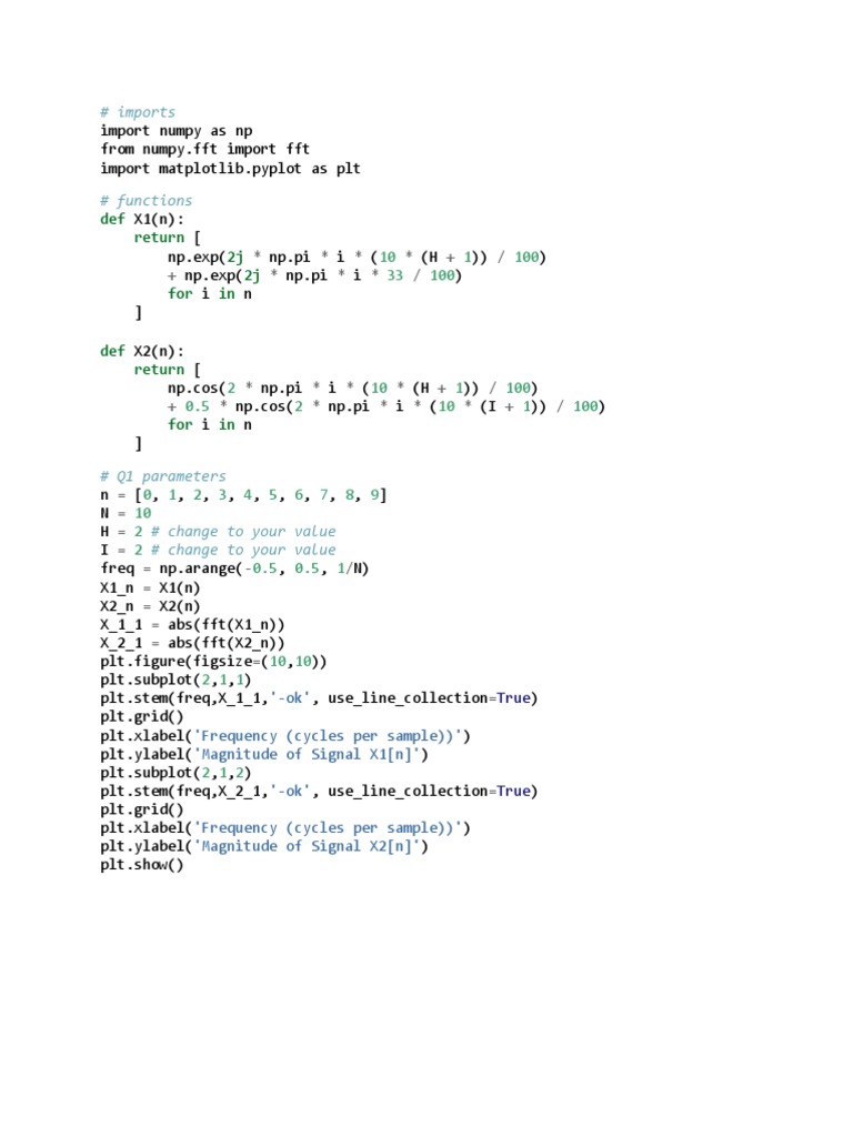 A. Discrete Fourier Transform and Zero Padding | PDF | Computational ...