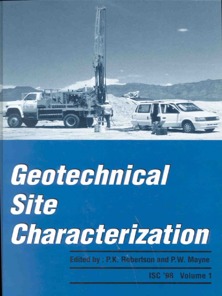 Geotechnical Site Characterization - IsC-1-Vol.1 | PDF