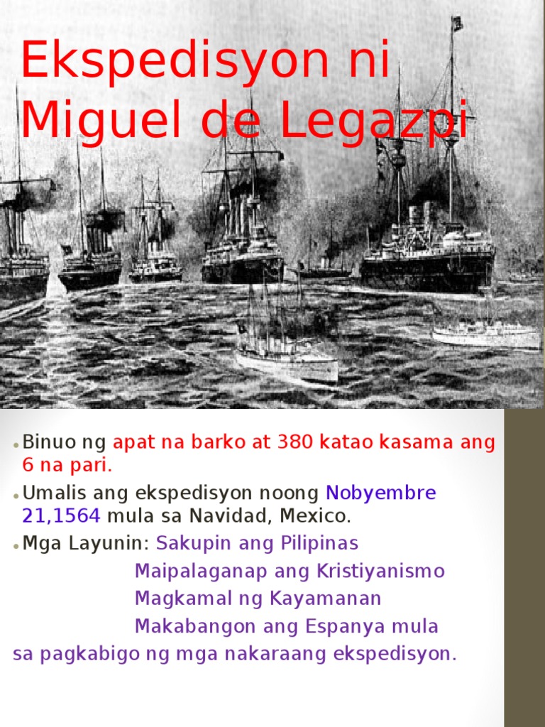 Kontribusyon Ni Miguel Lopez De Legazpi Sa Pilipinas | pinasphim