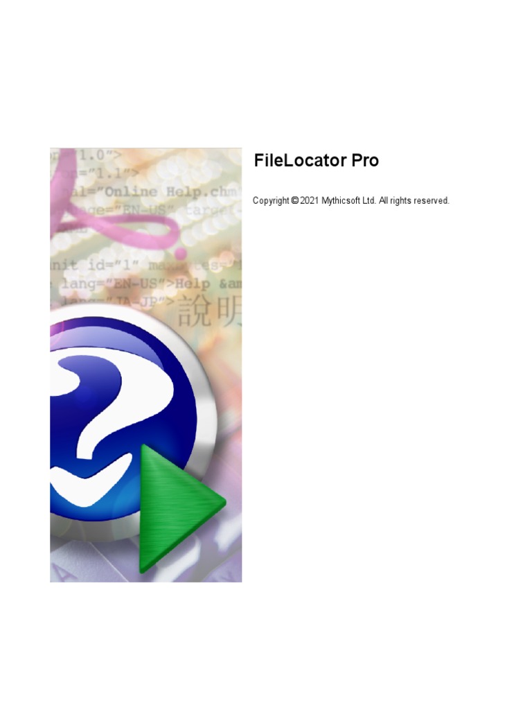FileLocator Pro Manual | PDF | Computer File | Search Engine Indexing