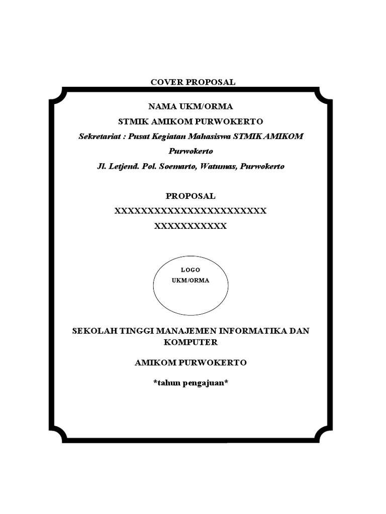 Format Proposal Dan LPJ | PDF