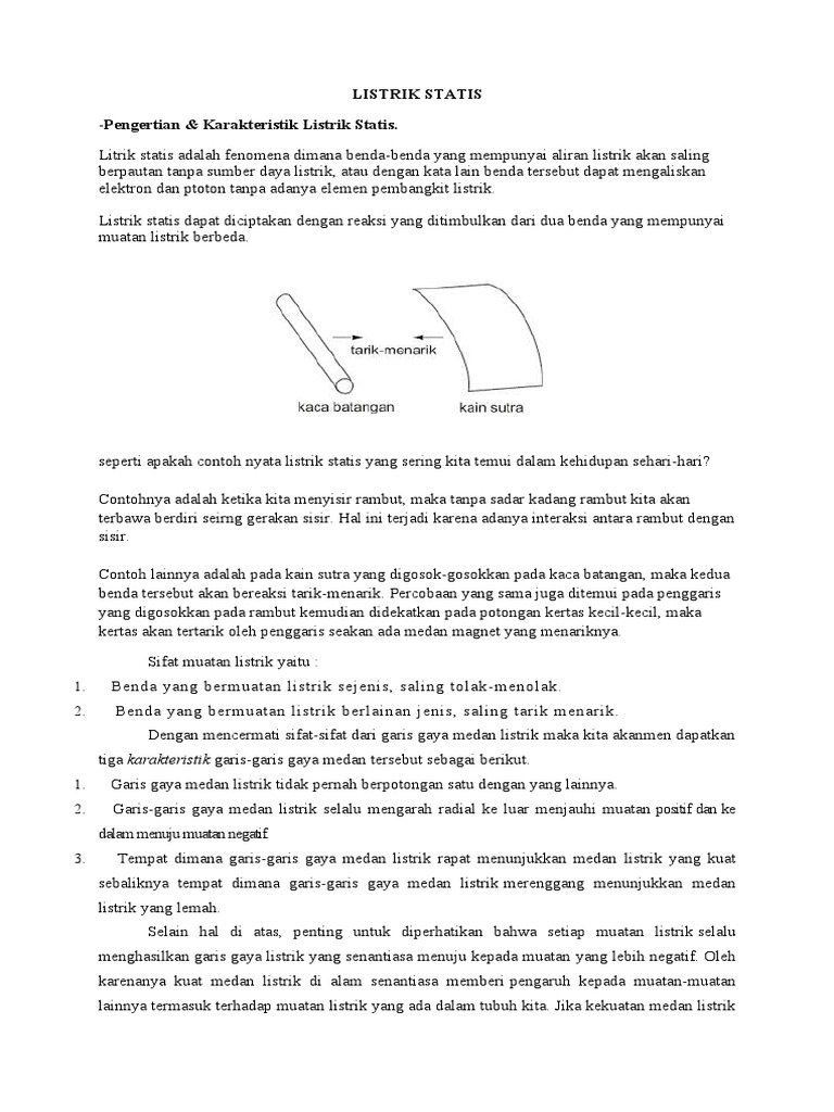 Listrik Statis | PDF