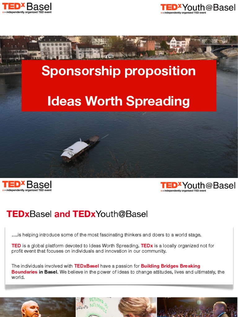TEDX Basel Sponsorship Presentation | PDF | Communication