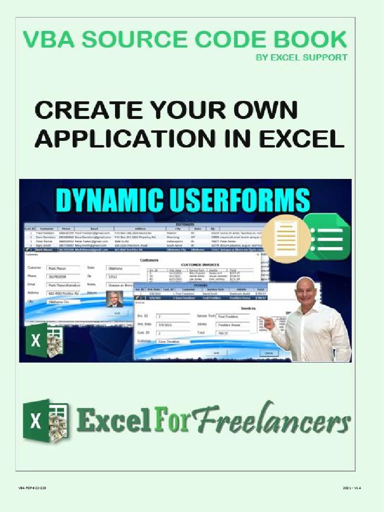 Dynamic UserForm v1.0 | Download Free PDF | Microsoft Excel | Computing