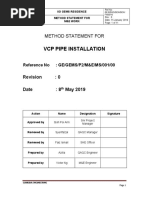 Method Statement Water Ponding Test at Wet Area | PDF | Technology ...