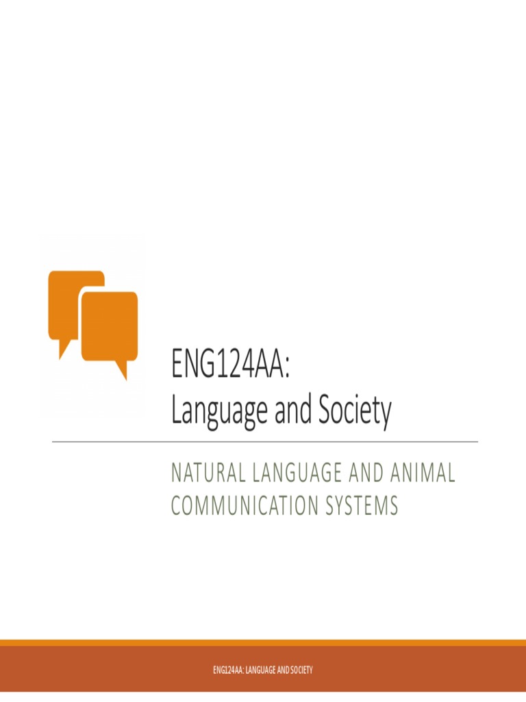 8 Natural Language Animal Communication Systems Dec17 12 2021 | PDF