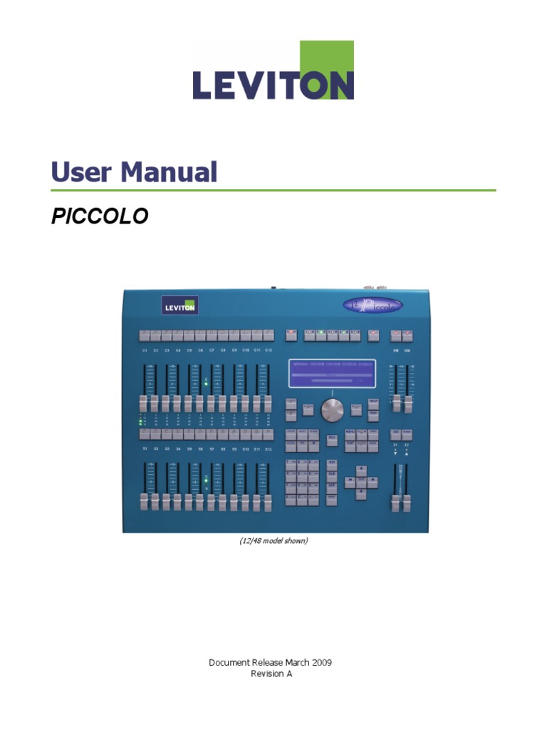 Piccolo Manual | PDF | Computer Hardware | Manufactured Goods