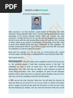 PPDT Sample Answer Sheet | PDF | Self-Improvement