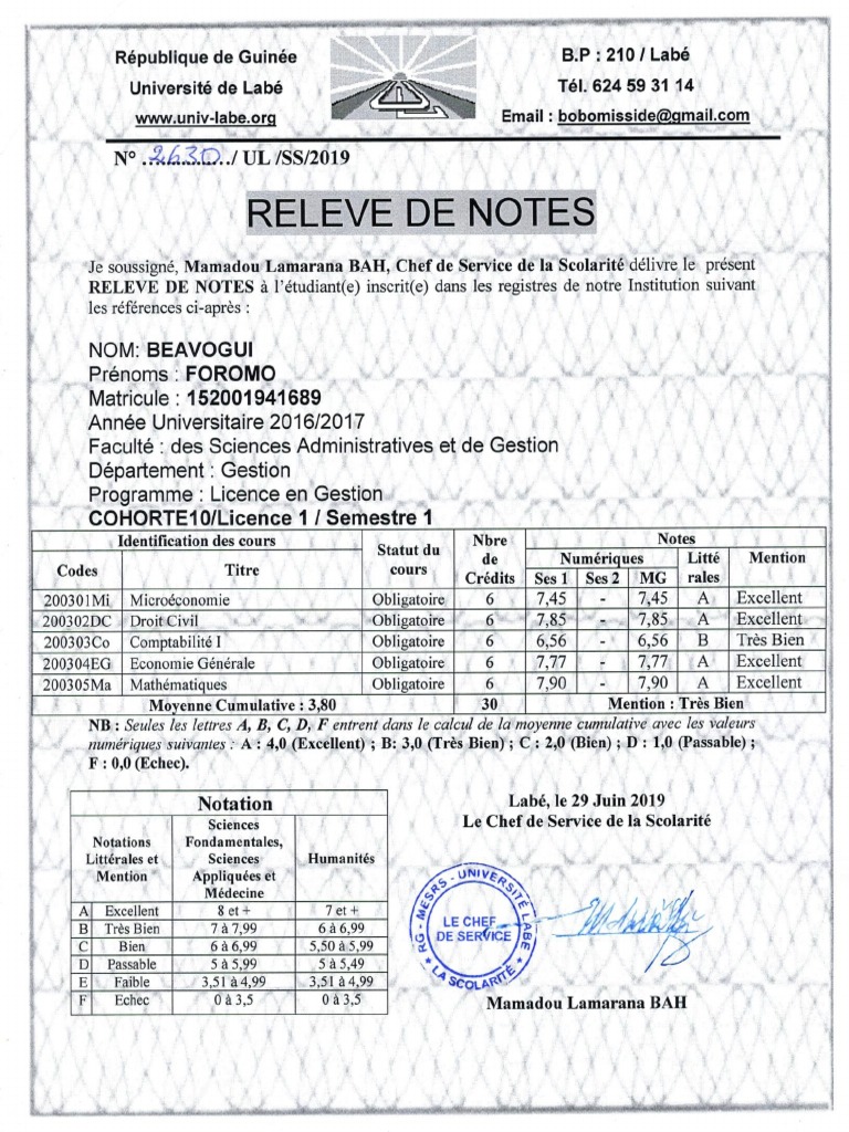Releve 1 | PDF