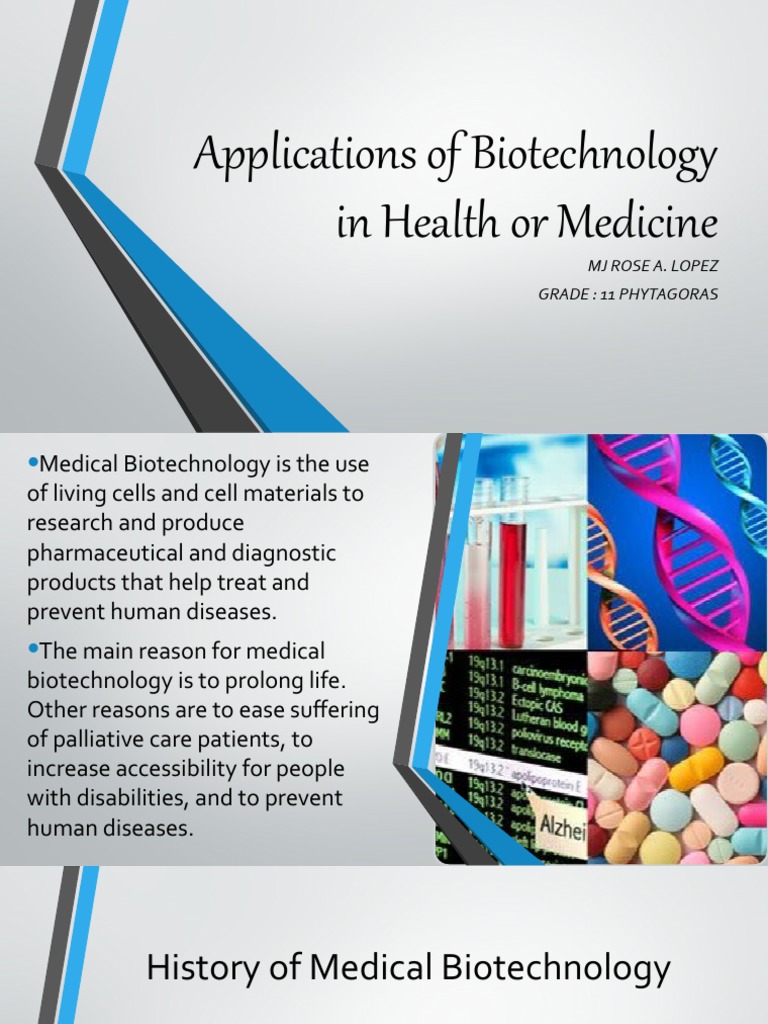 Medical Biotechnology | PDF | Biotechnology | Genetics