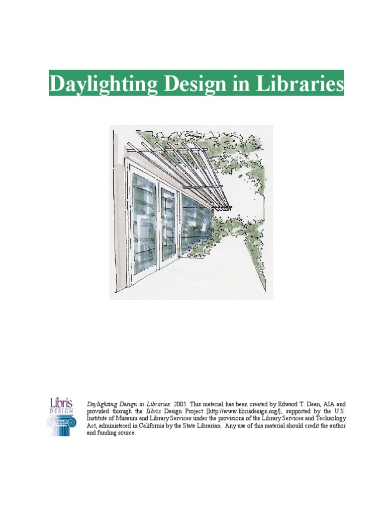 Daylighting Design in Libraries | Download Free PDF | Lighting ...