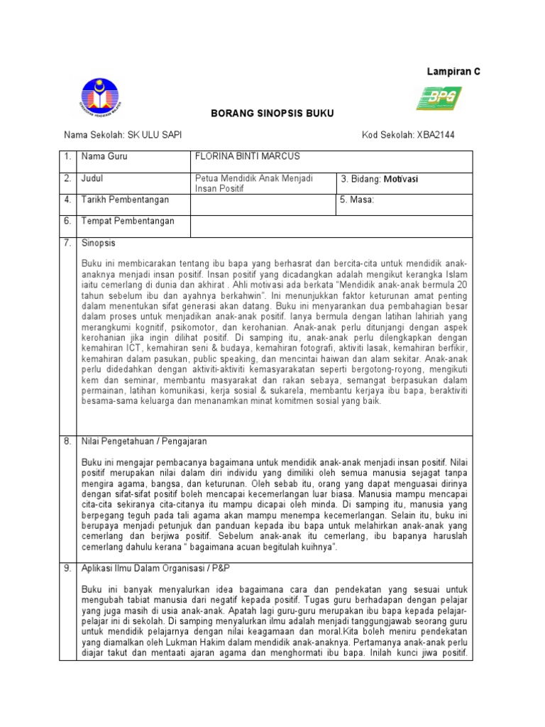 Ulasan Buku Untuk SPLG | PDF | Karier & Perkembangan