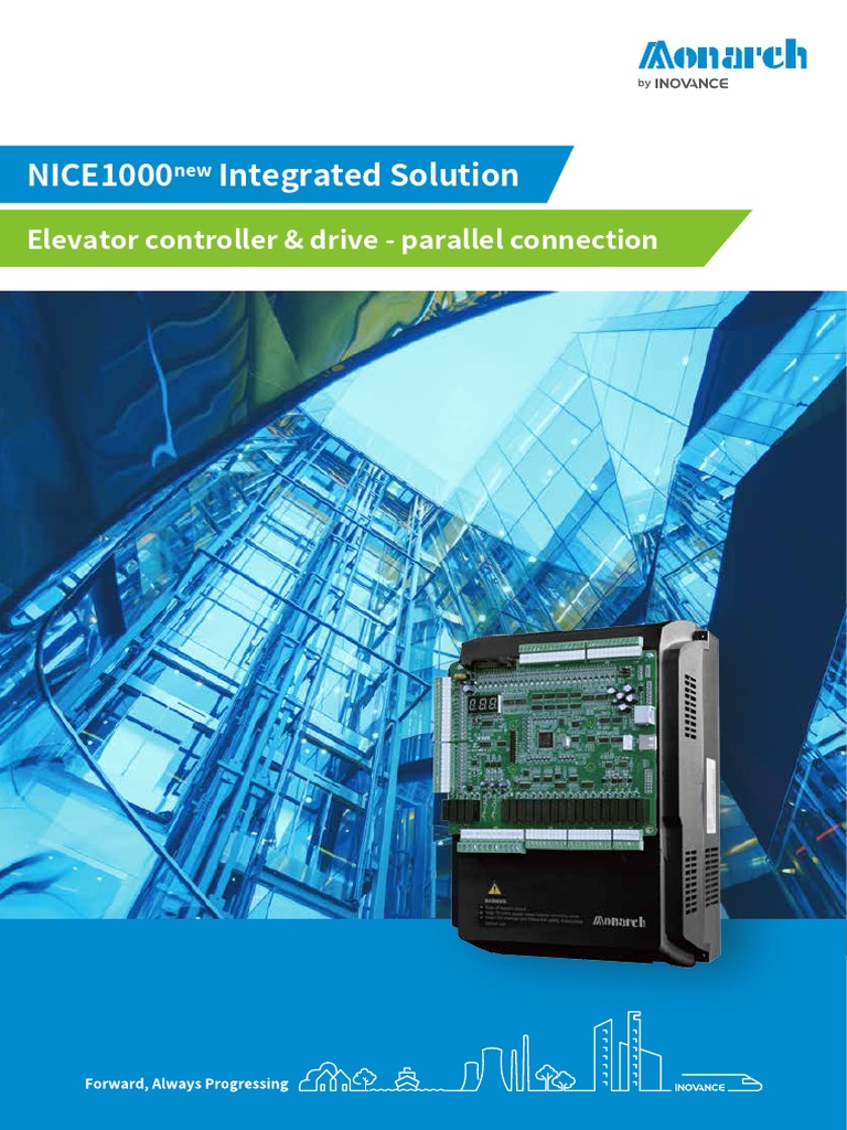 NICE1000 Integrated Solution: Elevator Controller & Drive - Parallel Connection | PDF ...