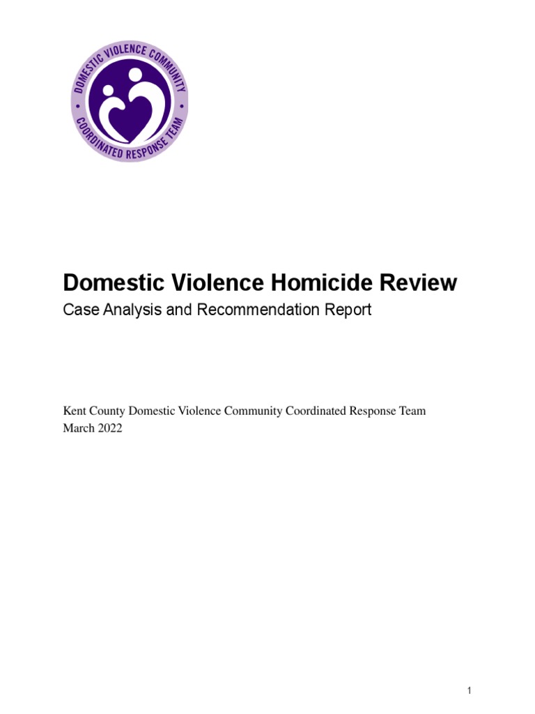 DVCCRT - Domestic Violence Recommendation Report - March 2022 | PDF ...
