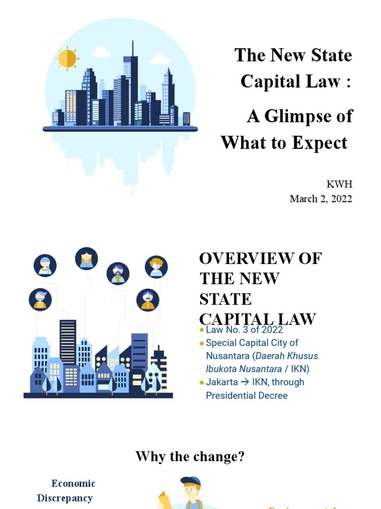 The New State Capital Law: A Glimpse of What To Expect: KWH March 2 ...