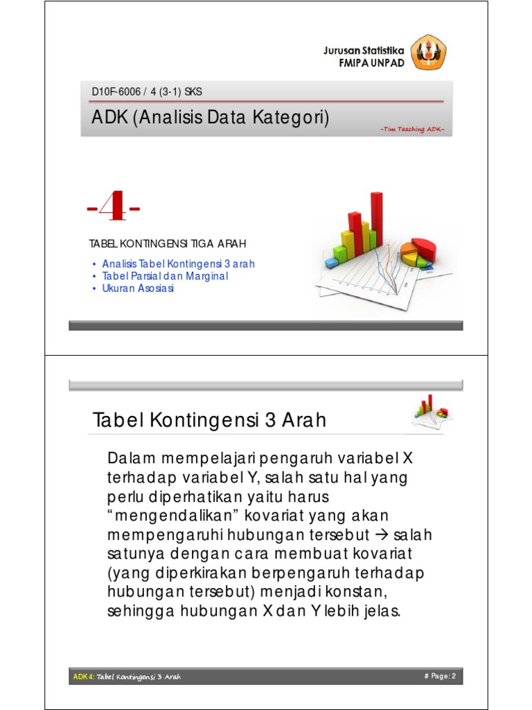 Tabel Kontingensi 3 Arah | PDF