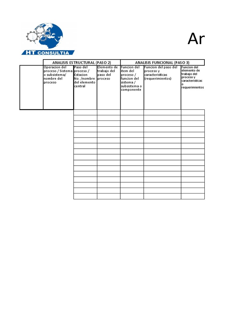 Formato Amef Vda | Descargar gratis PDF | Informática | Ingeniería ...
