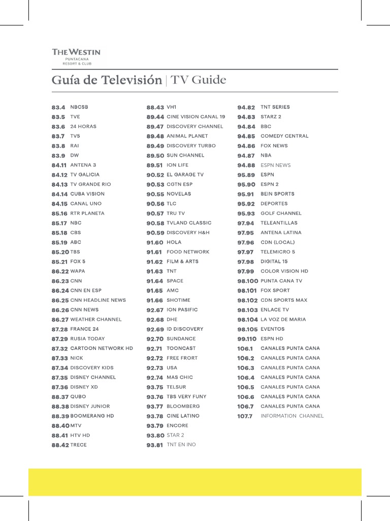 Guía de Televisión - TV Guide | PDF | Entertainment | Entertainment ...