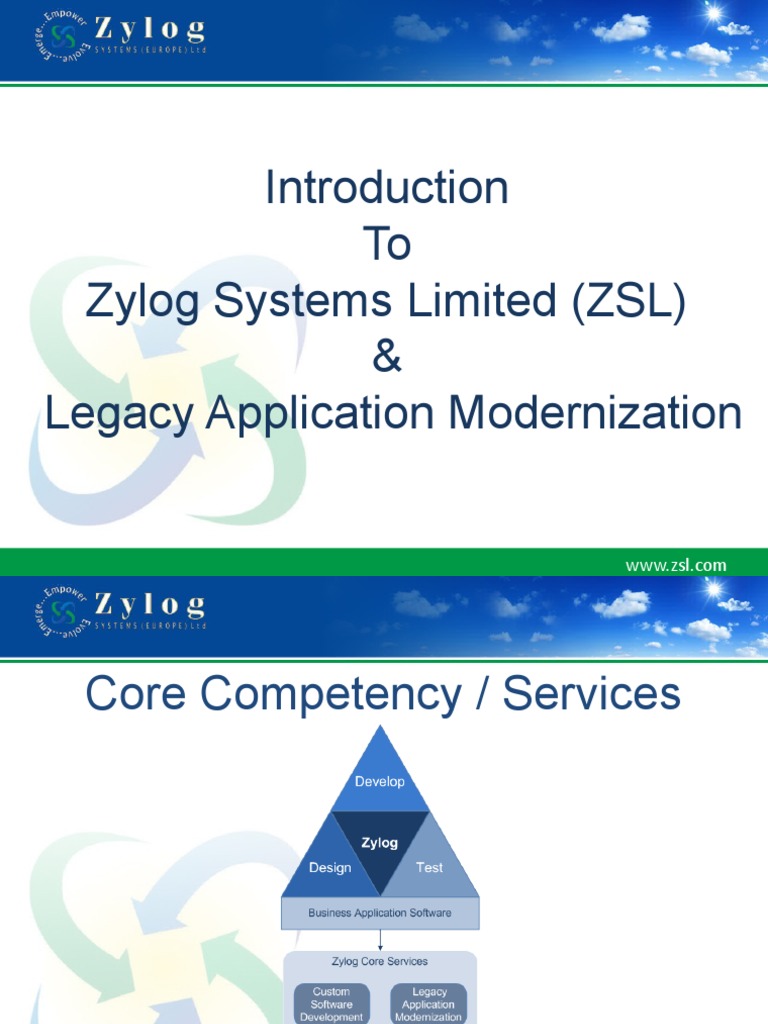 Zylog Legacy Application Migration Presentation 12042011 | PDF ...