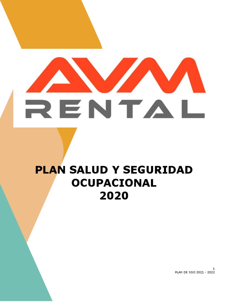 Plan Sso | PDF | Seguridad y salud ocupacional | Planificación