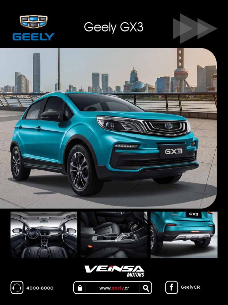 Ficha GX3 Nueva 1 1 | PDF | Vehículos de ruedas | Tecnología de vehículos