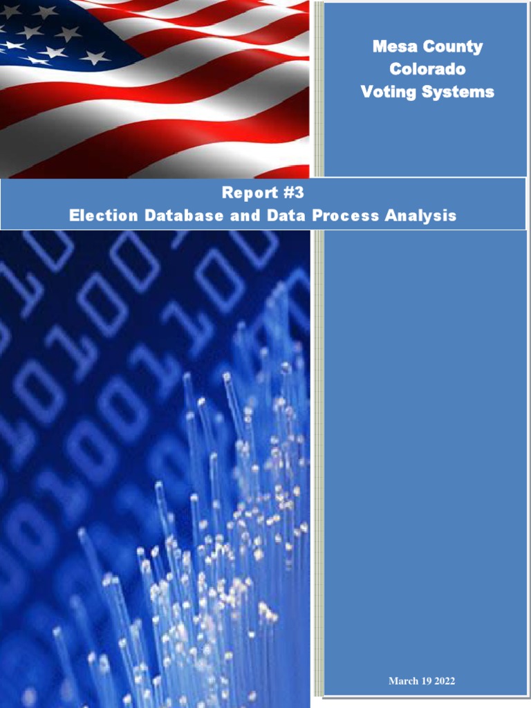Mesa County Forensic Report No 3 | PDF | Computer Network | Databases