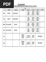 Updated Class Time Table - 2023 - 24 (1) | PDF