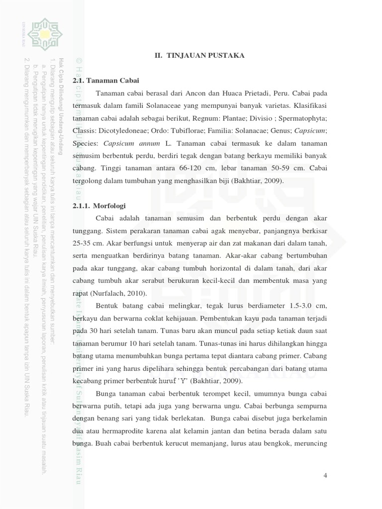 Studi Tanaman Cabai dan Manfaatnya | PDF | Kesehatan Holistik | Sains ...